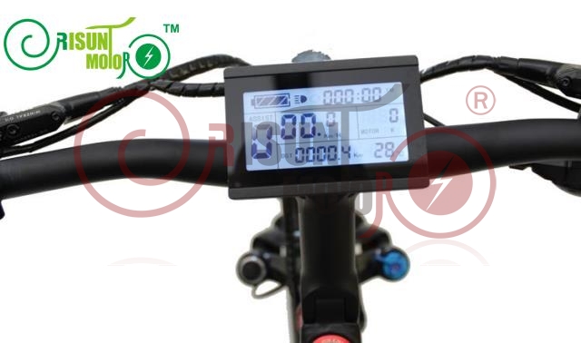 24V/36V/48V Ebike Intelligent LCD Control Panel LCD3 Display For Our ...