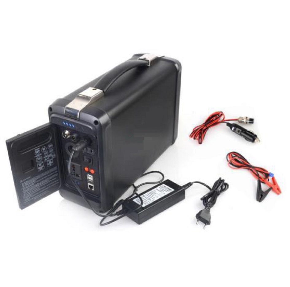 12V 50AH Portable Energy Storage System with foldable 100W Solar Panel ...