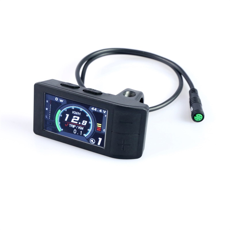 Electric Bicycle TFT LCD 500C Display Speed Indicator Computer For ...