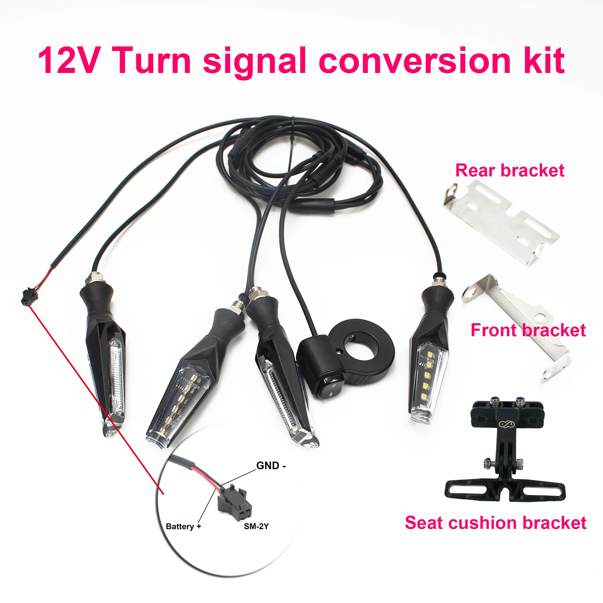 EBKE Electric Bicycle Motorcycle 12V Turn Signal Conversion Kit ...