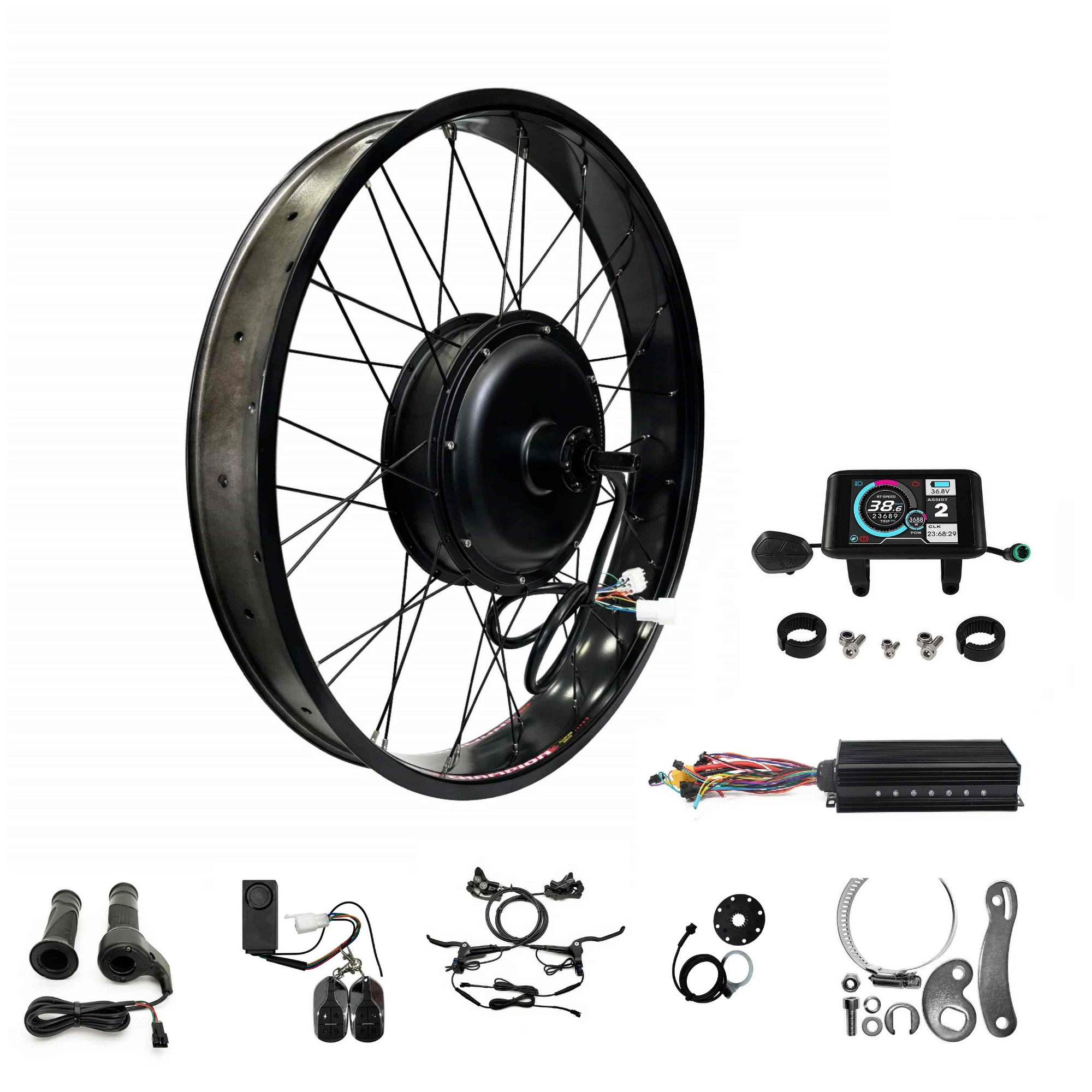 eBike 48V-72V 20/24/26x4.0" 2000W-3000W High Power Speed Fat Wheel ...